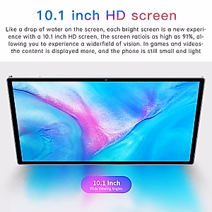 Pomya Tablet, 10 Inch 5G WiFi HD Tablet for Android 11, 8GB RAM 128GB ROM Tablet Supports 4G Network Calls, 7000mAh USB C Rechargeable Tablet for Daily Use