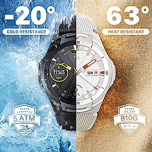 TicWatch S2, Waterproof Smartwatch with Built-in GPS for Outdoor Activities, Wear OS by Google, Compatible with Android and iOS (Black)