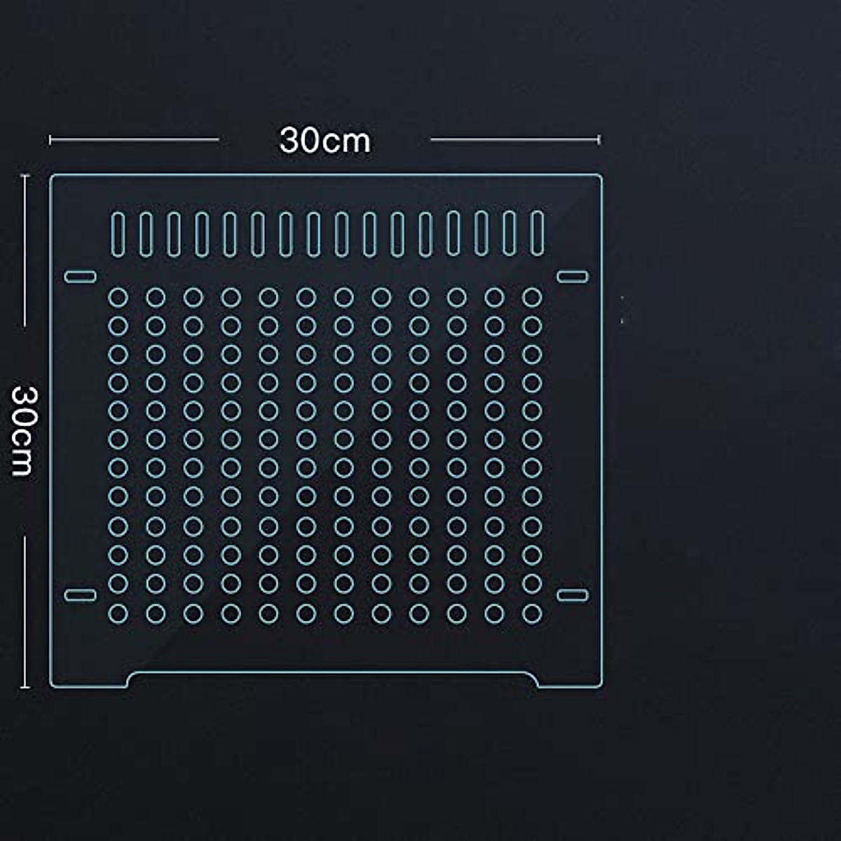 Gigicloud Fish Tanks Transparent Acrylic Divider with Suction Cup Fish Tank Aquarium Accessories DIY Designed Clear Easy to Bent Cut and Assemble for Fighting Sick Fish, 7 X 6.3 Inch