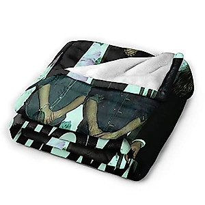 Badflower Soft and Warm Throw Blanket Ultra-Soft Micro Blanket Plush Bed Couch 50"x40"