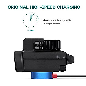 TUSITA Magnetic Charger Only Compatible with Olight Baldr Mini, Baldr RL Mini, Baldr S, Baldr S BL, PL-Mini, PL-Mini 2 - MCC Special,100cm