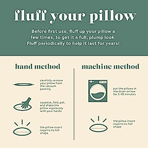 14x22 Decorative Throw Pillow Insert, Down and Feathers Fill, 100% Cotton Cover 233 Thread Count, Rectangle Pillow Insert - Made in USA (Single)