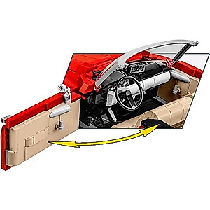 COBI Cars 1:12 Scale 1962 Citroën DS 19 Decapotable Executive Edition, Red