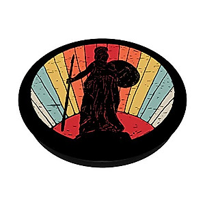 Vintage Retro Athena Shirt Greek Goddess PopSockets Swappable PopGrip
