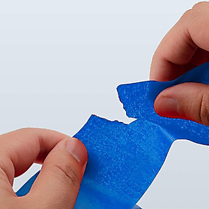 Lichamp 2 Pack Blue Painters Tape 1 inch, Blue Masking Tape 1 inch x 55 Yards x 2 Rolls (110 Total Yards)