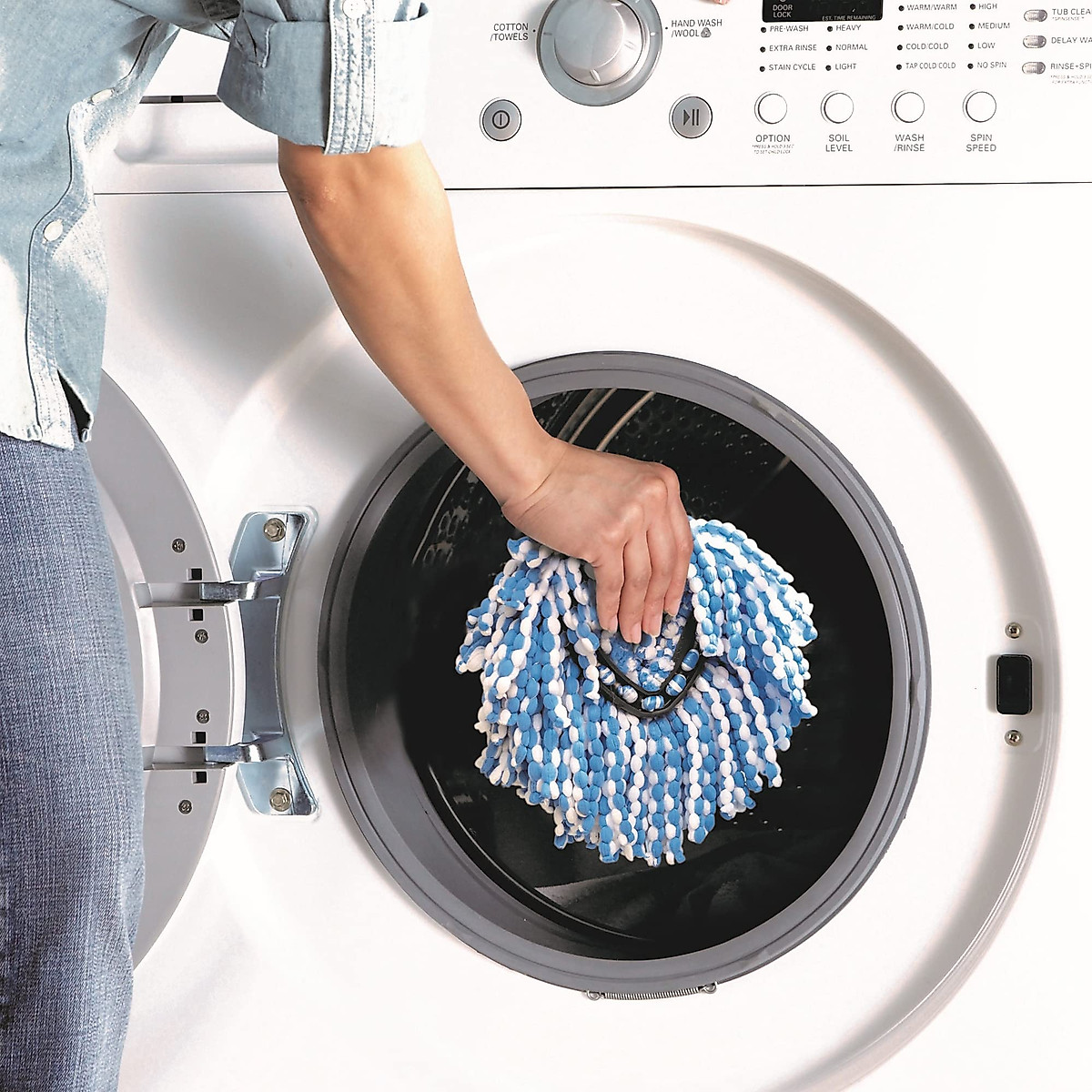 O-Cedar EasyWring RinseClean Microfiber Spin Mop & Bucket Floor Cleaning System with 2 Extra Refills