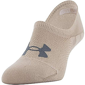 Under Armour Women's Breathe Lite Ultra Low Socks, Multipairs , Blush Beige Assorted (6-Pairs) , Medium