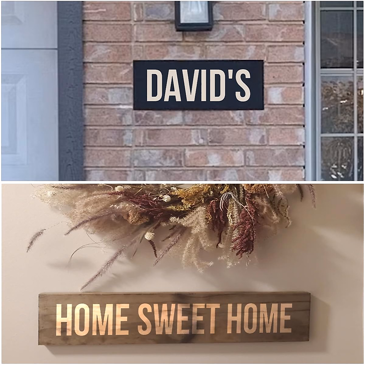 12 Inch Alphabet Letter Stencils for Painting - 42 Pack Letter and Number Stencil Templates with Signs for Painting on Wood, Reusable Numbers and Letters Stencils for Chalkboard Wood Signs & Wall Art