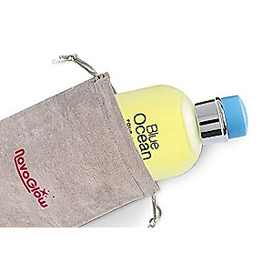 Blue Ocean Pour Homme- Eau De Toilette Spray Perfume, Fragrance For Men- Daywear, Casual Daily Cologne Set with Deluxe Suede Pouch- 3.4 Oz Bottle- Ideal EDT Beauty Gift for Birthday, Anniversary