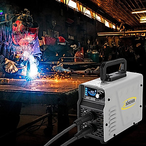 SSIMDER Stick Welder Machine ARC/LIFT TIG 2 In 1 Welding Machine Mini ARC Welder ARC200S 110v/220v Hot Start ARC Force Anti-Stick Portable ARC/TIG Welder With Smart LCD IGBT Digital Welder