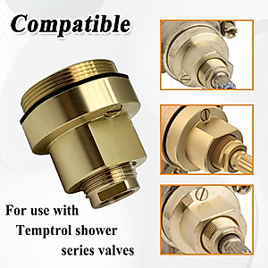 Ebrmeiwo T-12A Cap Assembly Part for Shower Valve, Slove Leakage, Brass