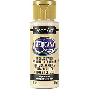 DecoArt Americana Acrylic Paint, Light Mocha