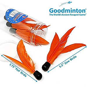 VIAHART Goodminton - The World's Easiest Racquet Game 6 Extra Birdies