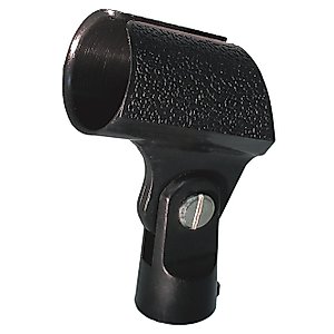 Performance Plus SM58 Style Tapered Barrel Black Plastic Microphone Holder (MH2)