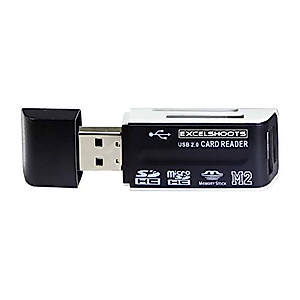 Replacement USB Cable for Canon EOS Rebel T6 DSLR Camera, USB Computer Cord for Canon EOS Rebel T6 DSLR Camera + Excelshoots Card Reader (3-Feet)