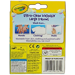 Crayola Large Washable Crayons 16 Pack - 2 Packs