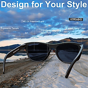 ROCKNIGHT HD Polarized Sunglasses Silver Mirrored Aviator Sunglasses Outdoor UV400 Protection
