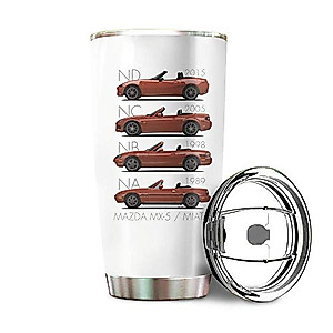 Mazda Mx-5 Evolution Stainless Steel Tumbler 20oz & 30oz Travel Mug