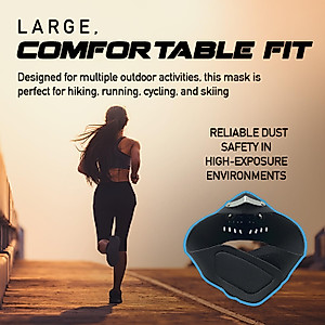 ECO-GEAR Anti Pollution Face Mask with Military Grade Protection | Anti Smoke, Exhaust Gas, Dust & Pollen