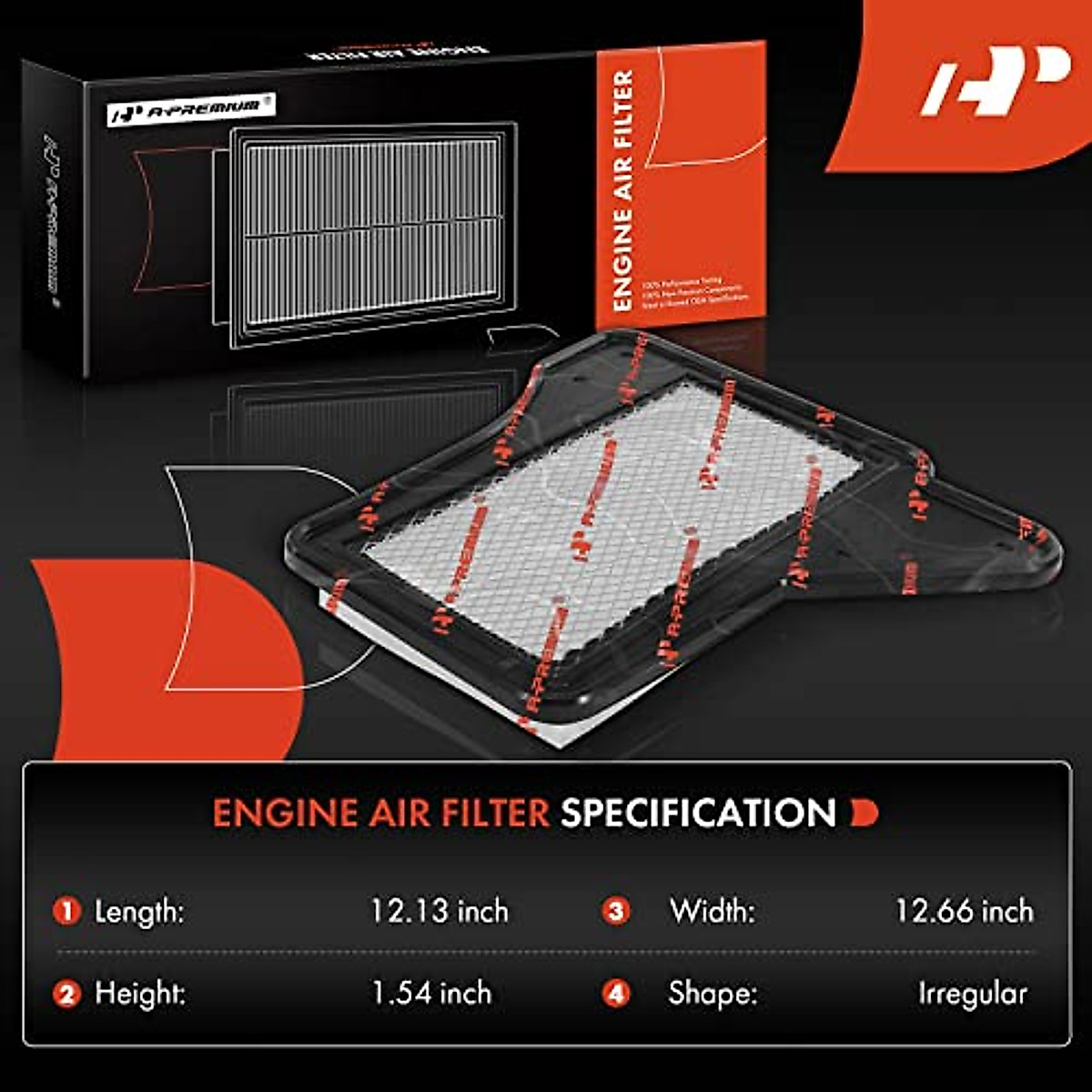 A-Premium Engine Air Filter Compatible with Chrysler Pacifica 2004 2005 2006 2007 2008
