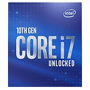 Intel Core i7-10700K Desktop Processor 8 Cores up to 5.1 GHz Unlocked LGA1200 (Intel 400 Series Chipset) 125W (BX8070110700K) (Renewed)