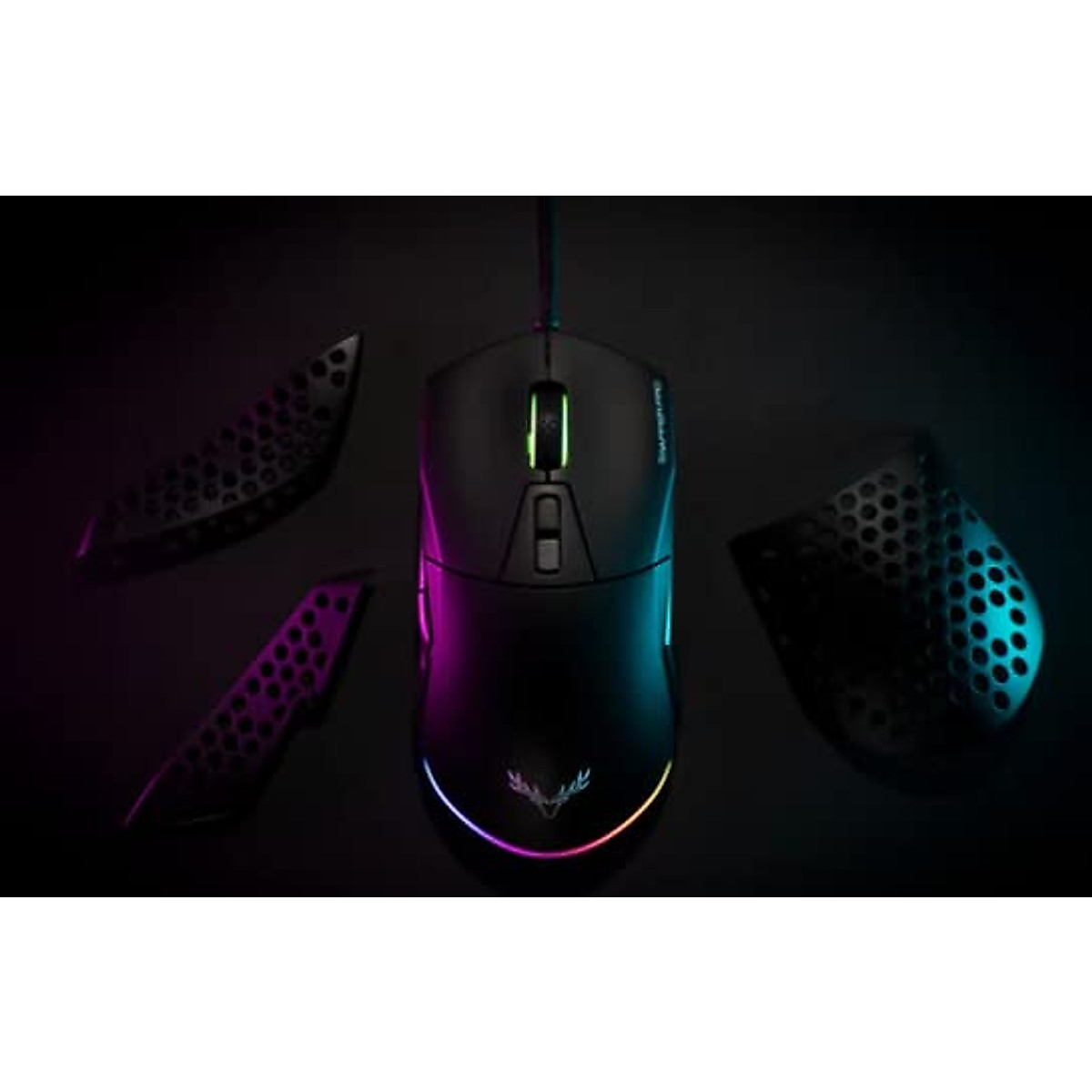 Venatos Swapper Pro - Fully Customizable Gaming Mouse | PixArt PMW3389 | Paracord Cable | 16000 DPI