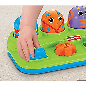 Fisher-Price Brilliant Basics Boppin' Activity Bugs, Pop-Up Infant Toy [Amazon Exclusive]