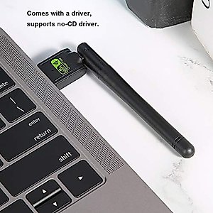 Pomya USB 2.0 150Mbps Network Card Antenna, External 2 DBi WiFi Receiver, with Driver