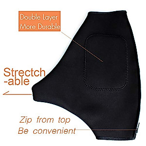 Ugotfeels Neoprene Cover for Hi-Lift Jack & Other Farm Jacks | Easy to Cover | More Thick& Durable - Black