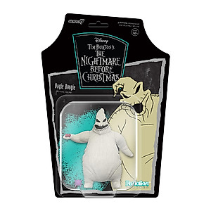 Super7 Tim Burton's The Nightmare Before Christmas Oogie Boogie - 3.75" Disney Action Figure with Accessory Classic Movie Collectibles and Retro Toys