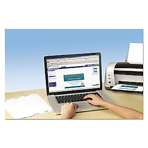 Avery 3379 Inkjet Note Cards, w/Envelopes, 4-1/4-Inch x5-1/2-Inch, 50/BX, WE