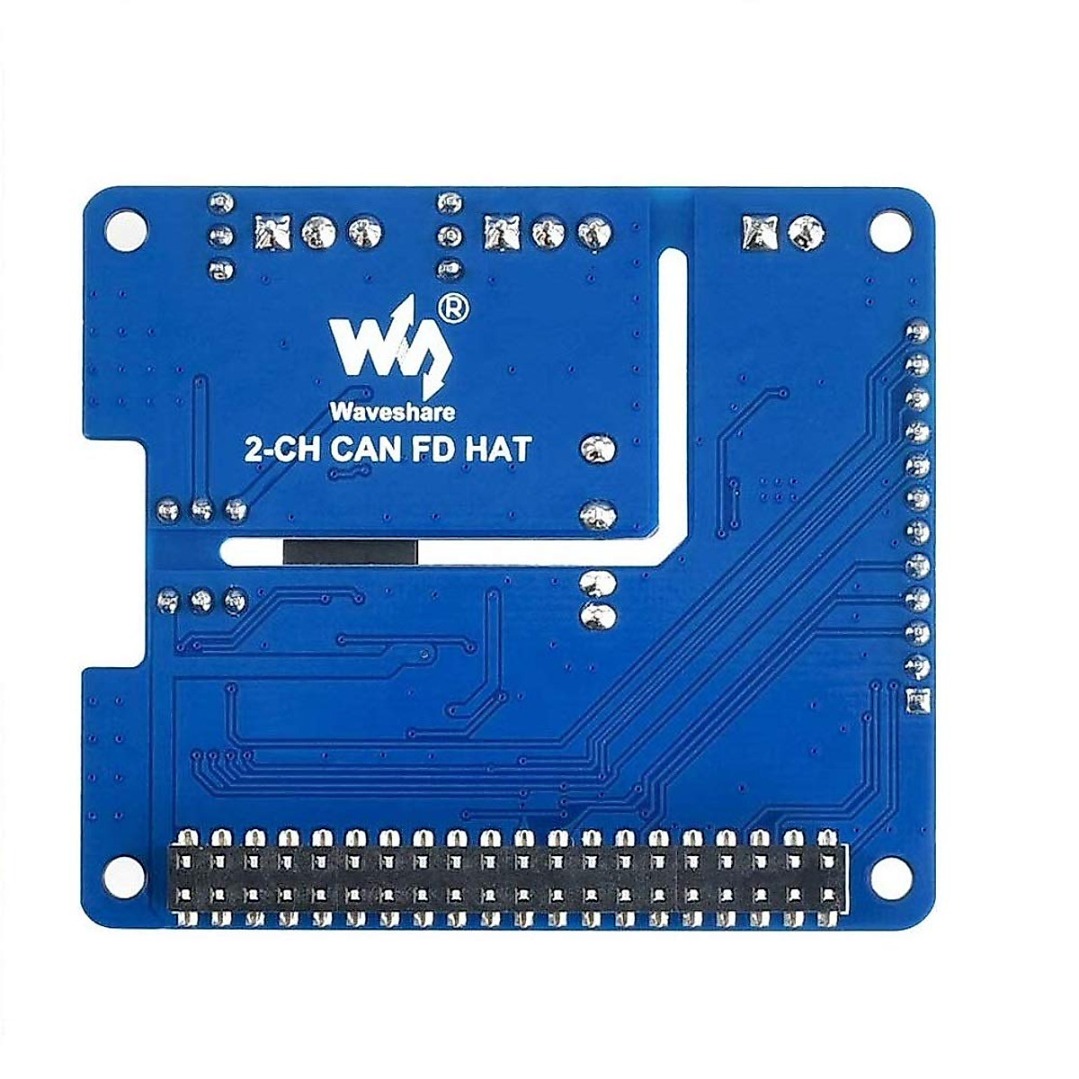 2-Channel CAN Bus HAT Isolated CAN FD Expansion HAT for Raspberry Pi ETH-USB-HUB-Box with Multi Onboard Protection Circuits Supports CAN2.0 CAN FD Protocols