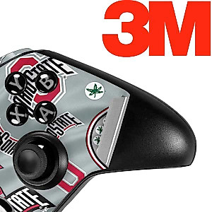 Skinit Decal Gaming Skin Compatible with Xbox One Elite Controller - Officially Licensed Ohio State University Ohio State Pattern Design