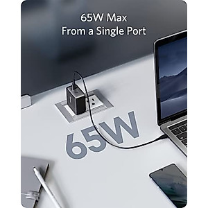 Anker USB C , 726 (Nano II 65W) PPS Fast Charger Adapter, Foldable Compact Charger for MacBook Pro/Air, iPad Pro, Galaxy S20/S10, Dell XPS 13, Note 20/10+, iPhone 13, Pixel, and More