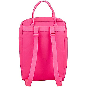 Eastsport Double Handle Convertible Mid Size Backpack/Tote - Sunset Pink