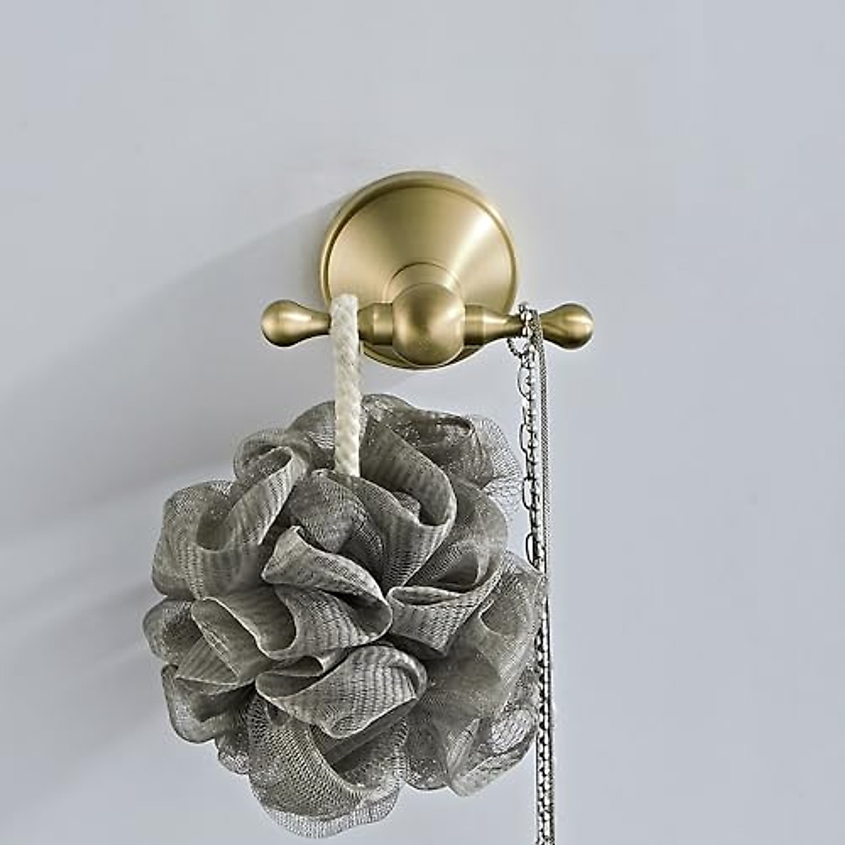 Flybath Coat Hook Antique Brass Towel Robe Hooks Bathroom Kitchen Accessories Wall Mounted, Brushed Bronze