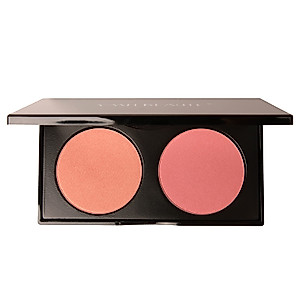 YMH BEAUTE Blush Highlighter Duo Palette, High Pigment Long Lasting Face Peach Blush Makeup Palette