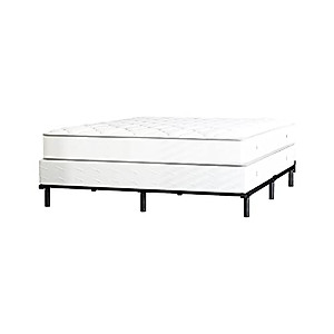 Hafenpo Metal Sturdy Platform Heavy Duty Non-Slip, Black King Bed Frame 9 Leg Support Easy to Assemble Suitable for Any Space King Size