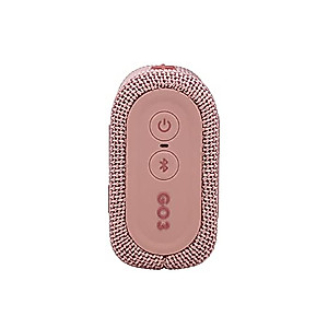 JBL Go 3: Portable Speaker with Bluetooth, Built-in Battery, Waterproof and Dustproof Feature - Pink