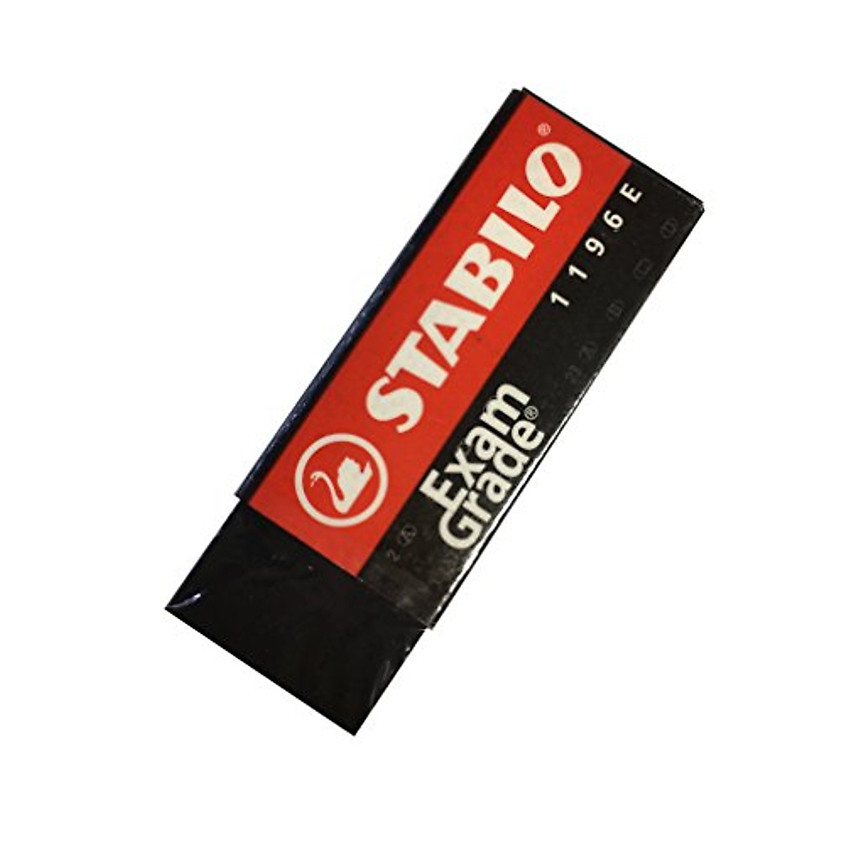 Stabilo 1196E Large Exam Grade Dust Free Pencil Eraser Extra Soft for Effective and Clean Erasing 2.45" X 0.9" X 0.5" (Pack of 5)