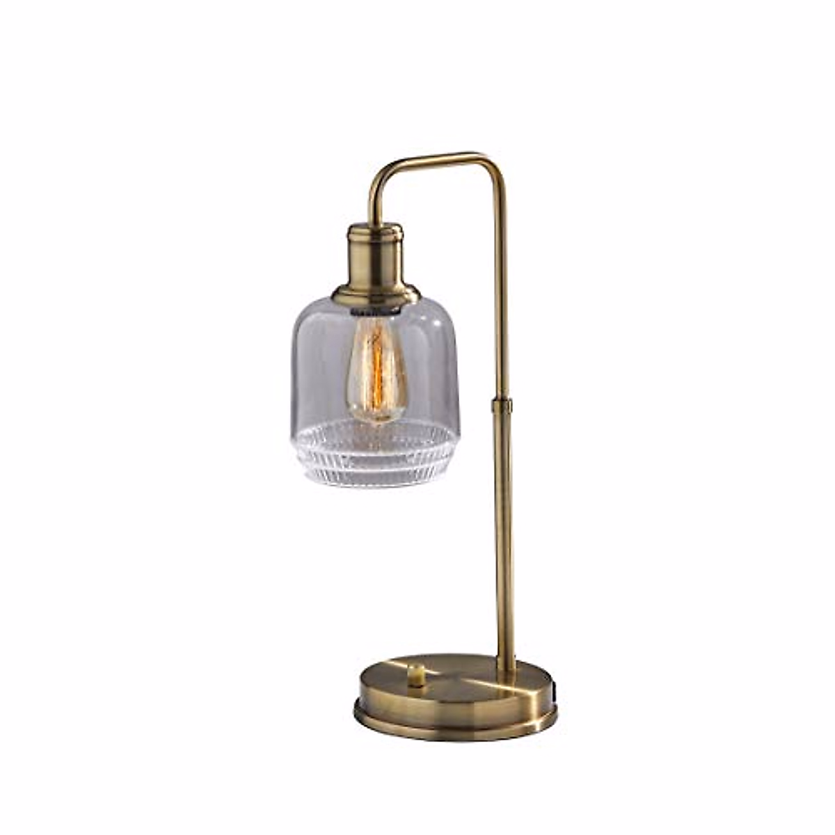 Adesso Home SL3712-21 Transitional Table Lamp from Barnett Collection in Brass - Antique Finish, 10.00 inches, Bronze