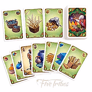 Five Tribes Board Game - Conquer The Sultanate of Naqala! Worker Placement Strategy Game for Kids & Adults, Ages 13+, 2-4 Players, 40-80 Minute Playtime, Made by Days of Wonder