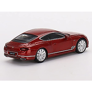 2022 Bentley Continental GT Speed Candy Red Limited Edition to 1200 Pieces Worldwide 1/64 Diecast Model Car by True Scale Miniatures MGT00420