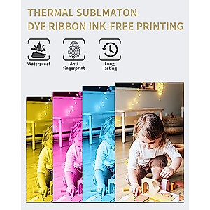 Compatible Canon Selphy CP1300 Ink and Paper KP-108IN 3 Color Ink Cartridges and 108 Sheets 4x6 Photo Paper Glossy for Canon Selphy CP1500 CP1200 CP1000 CP910 CP900 CP810 CP800 Photo Printer