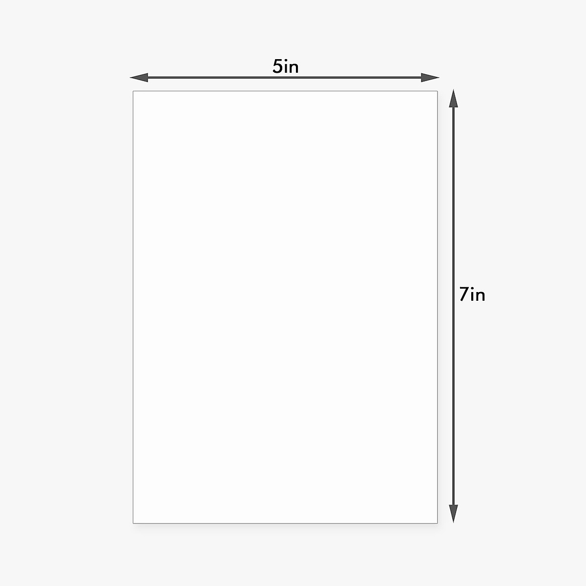 Somime 10 Packs White 5x7 Picture Mat with Backing,Acid Free Photo Prints 5x7 Picture Board