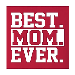 Go All Out Large Red Mens Best Mom Ever #1 Mom World's Best Mom Mother's Day Sweatshirt Hoodie