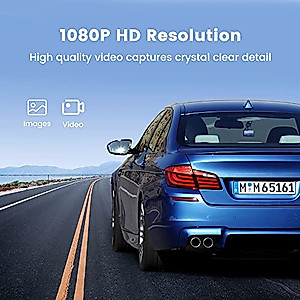 CarlinKit Dash Cam with Wireless CarPlay & Wireless Android Auto Adapter Dash Camrea, 4G+64G, Built in GPS, Support YouTube, Netflix