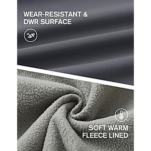 fit space Men's Lightweight Vest Softshell Sleeveless Windproof Jacket with Zipper Pcoket Cycling Travel Hiking Running Golf (Grey, Large)