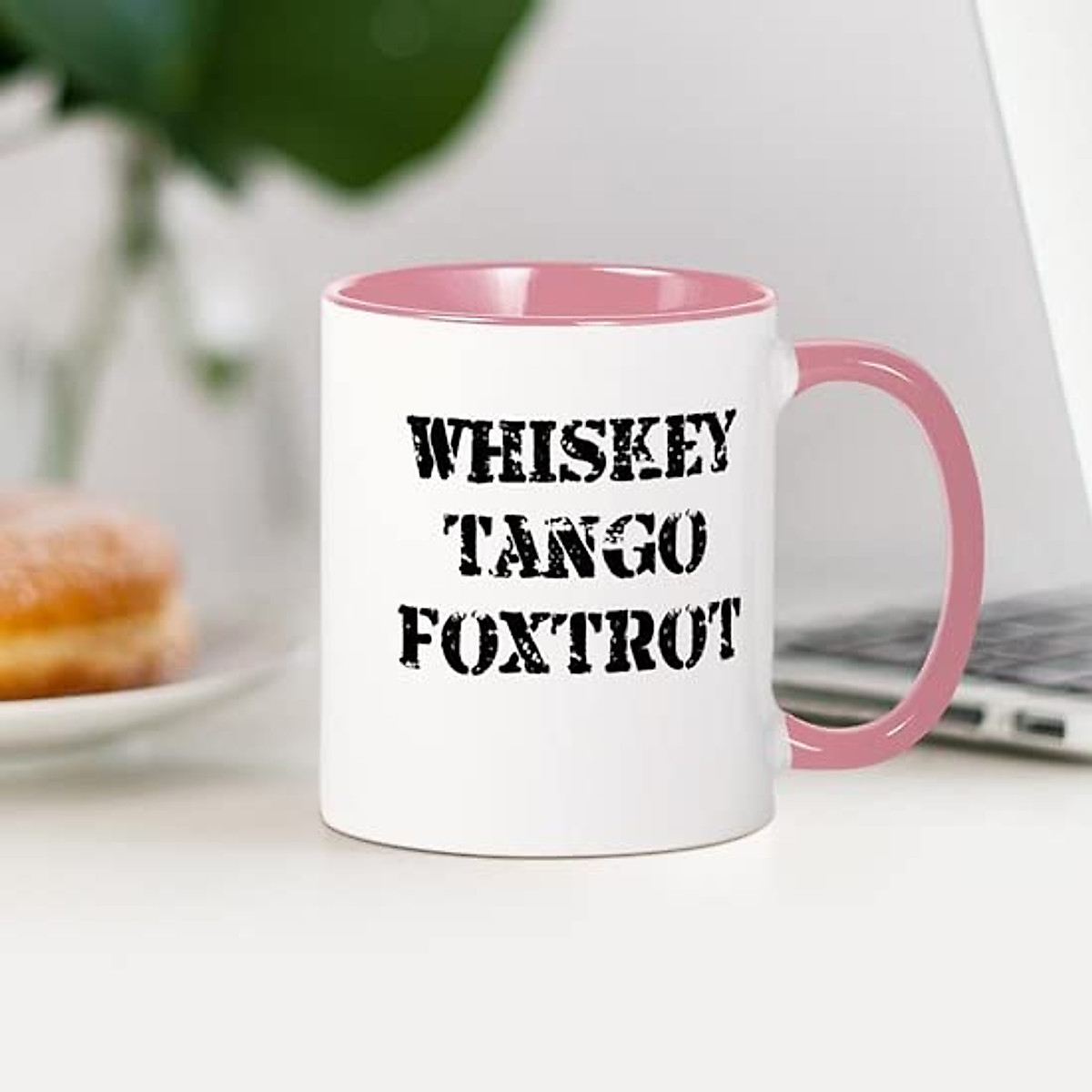 CafePress Whiskey Tango Foxtrot 2 Mugs Ceramic Coffee Mug, Tea Cup 11 oz