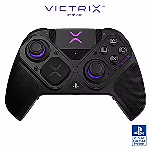 Victrix Pro BFG Wireless Gaming Controller for Playstation 5 / PS5 - Wired or Wireless Power, Mappable Back Buttons, Customizable Triggers/Paddles, App Support (PC)